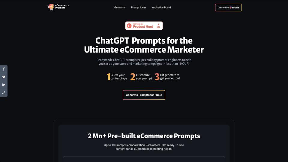 ECommerce Prompt Generator overview | Join HERE!